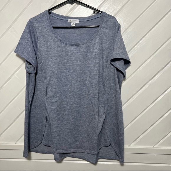 La Threads | Tops | La Threads Blue Short Sleeve Shirt X | Poshmark